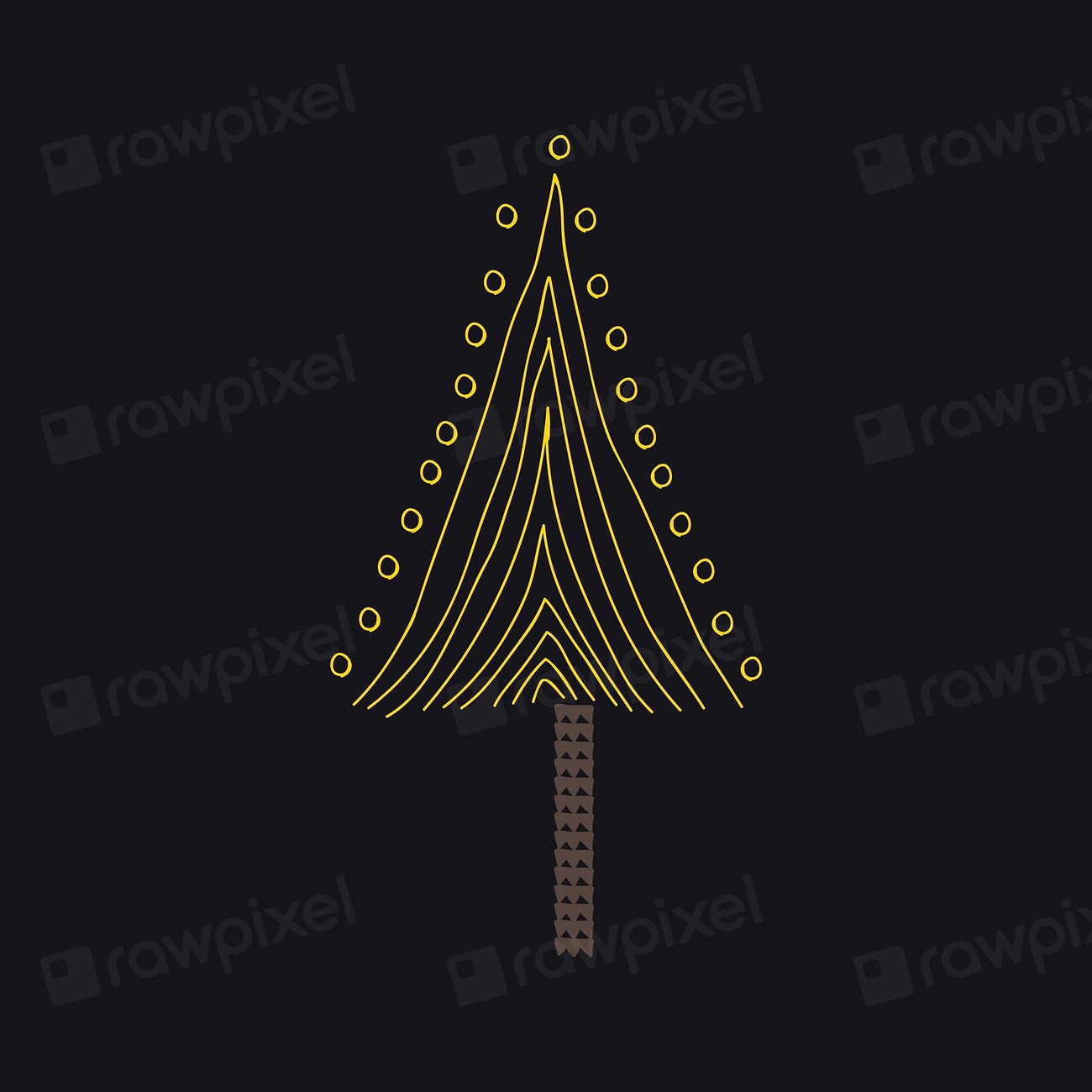 Triangular shaped tree vector | Premium Vector Illustration - rawpixel