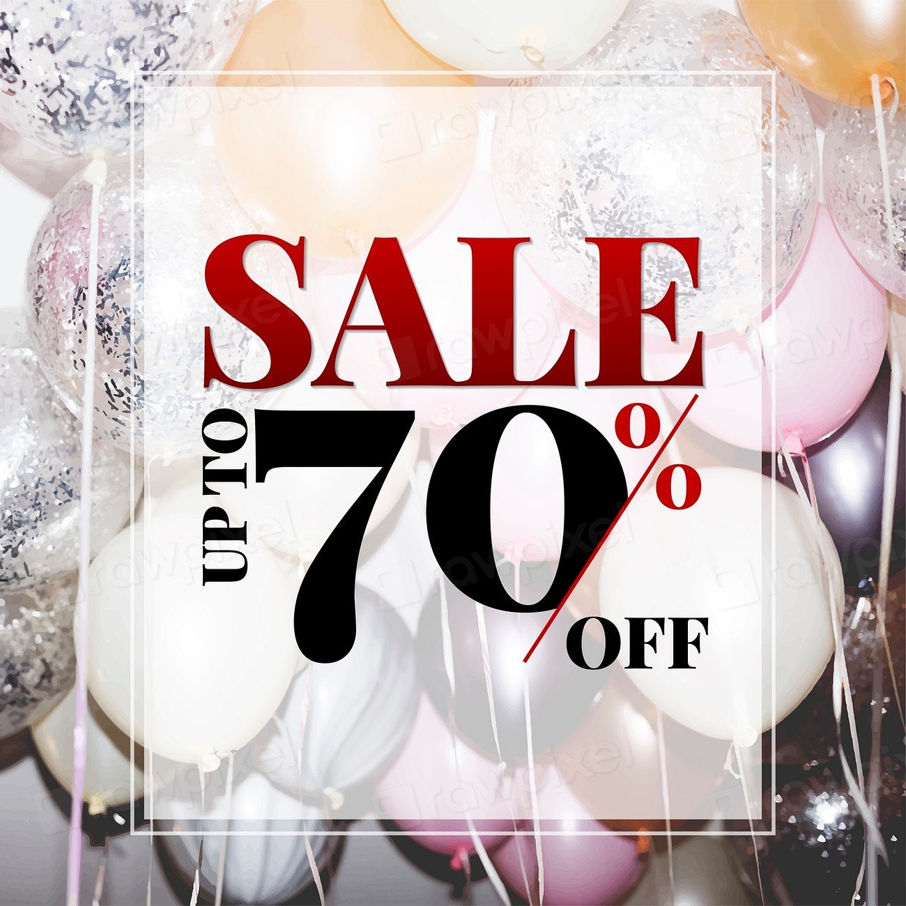 Sale promotion ad poster design | Premium Vector Template - rawpixel