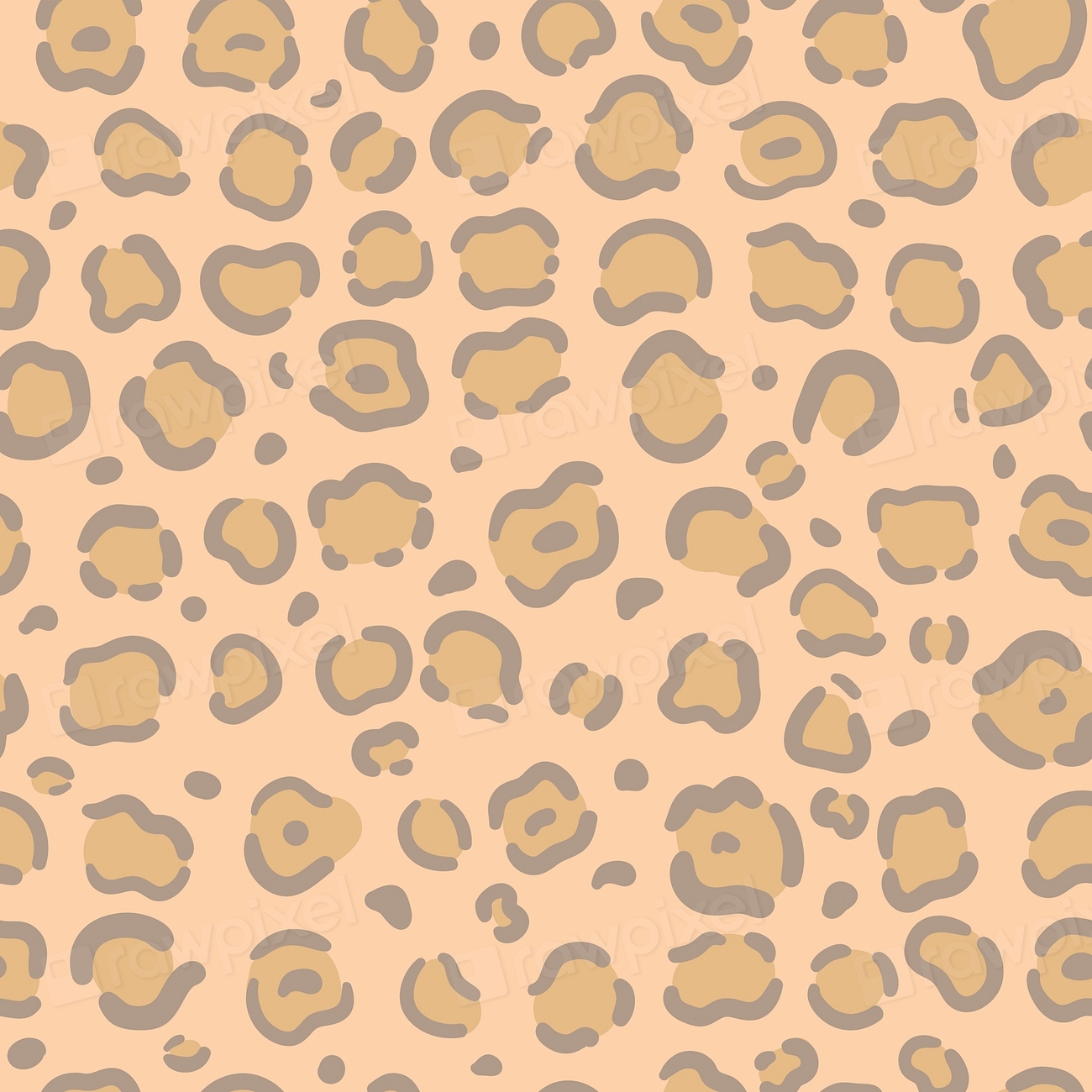 Leopard print seamless design vector | Premium Vector - rawpixel