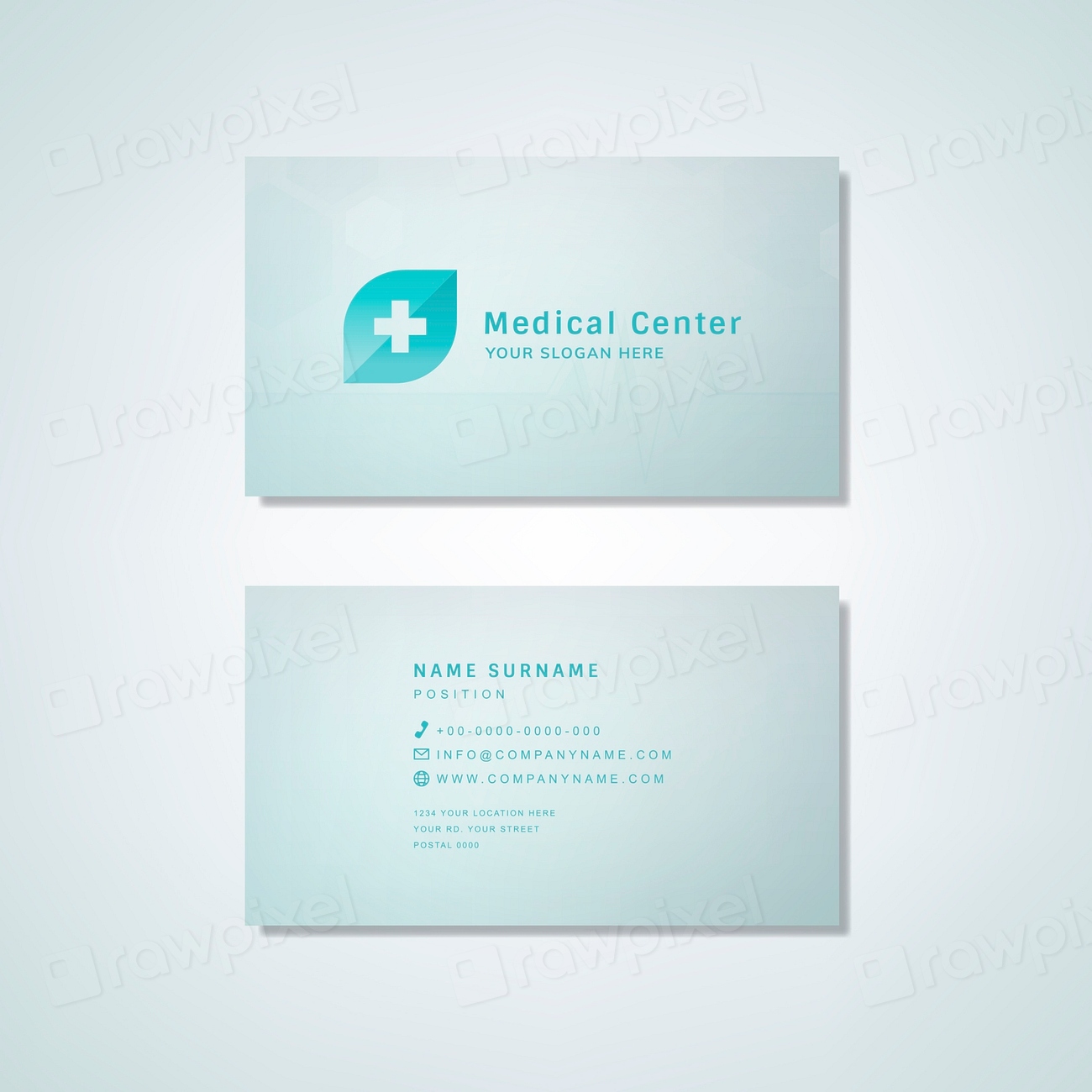 Medical professional business card design | Free Vector - rawpixel