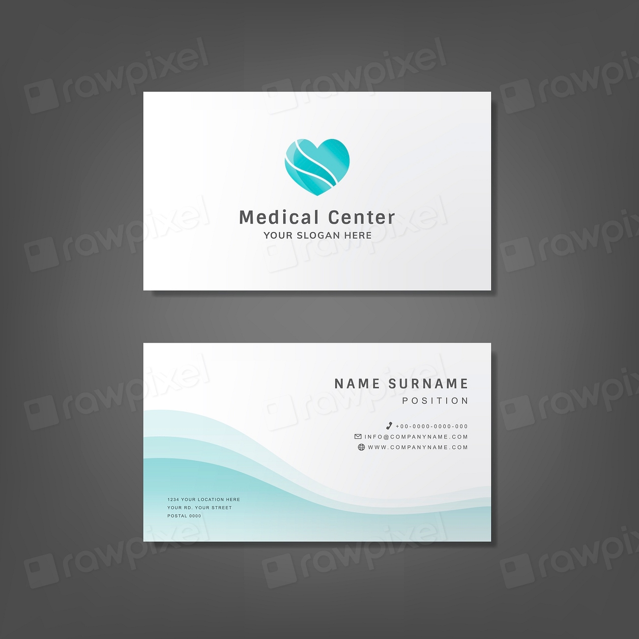 Medical professional business card design | Premium Vector - rawpixel