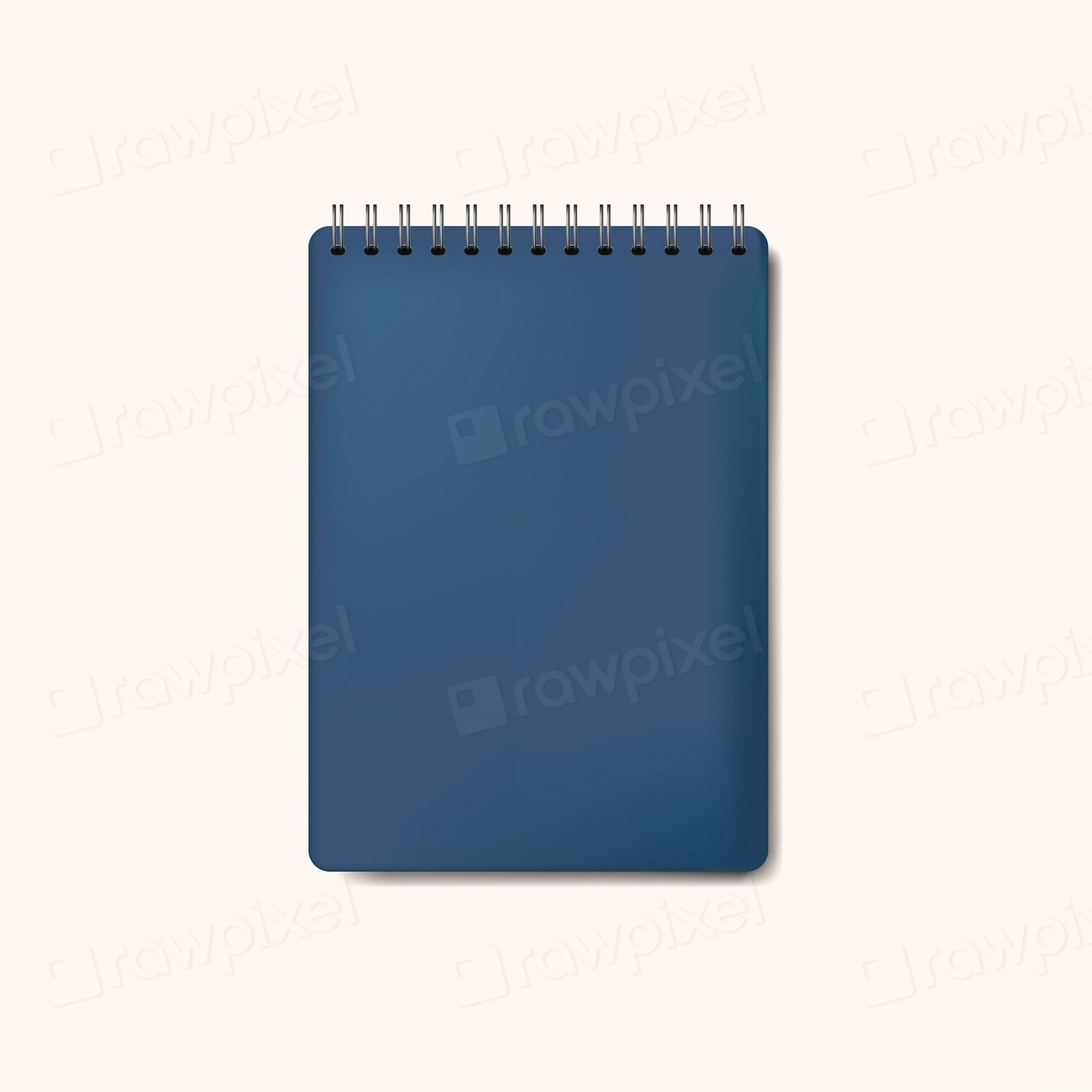 Spiral blue notebook mockup isolated | Premium Vector - rawpixel