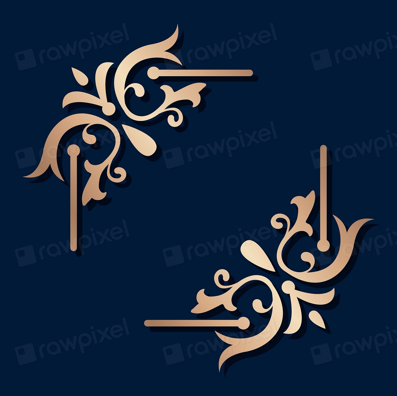 Vintage border design element vector | Premium Vector - rawpixel