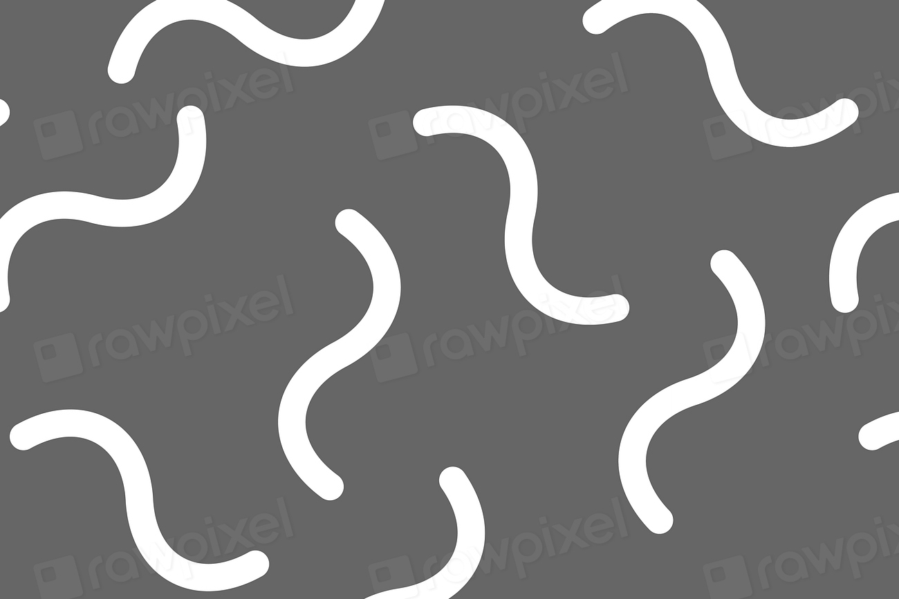 Gray Memphis patterned background vector | Free Vector - rawpixel