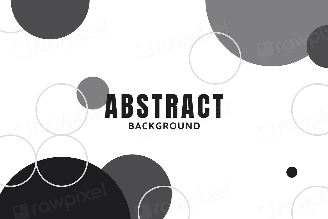 Black and white circle geometric | Free Vector - rawpixel