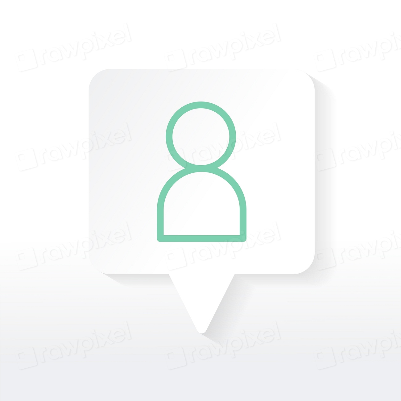 Green avatar icon in a white | Free Icons - rawpixel