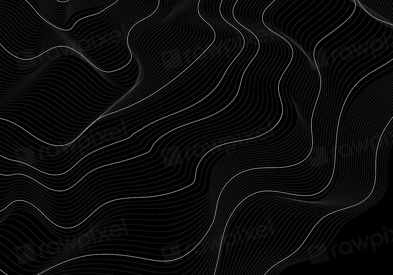 Black white abstract map contour | Premium Vector - rawpixel