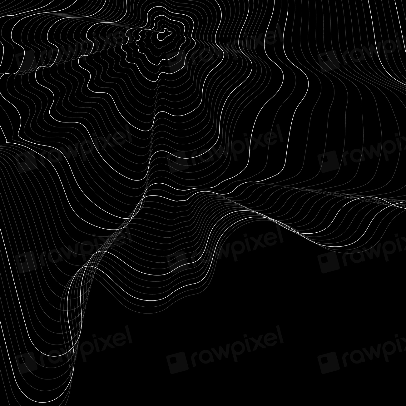 Black and white abstract map | Free Vector - rawpixel