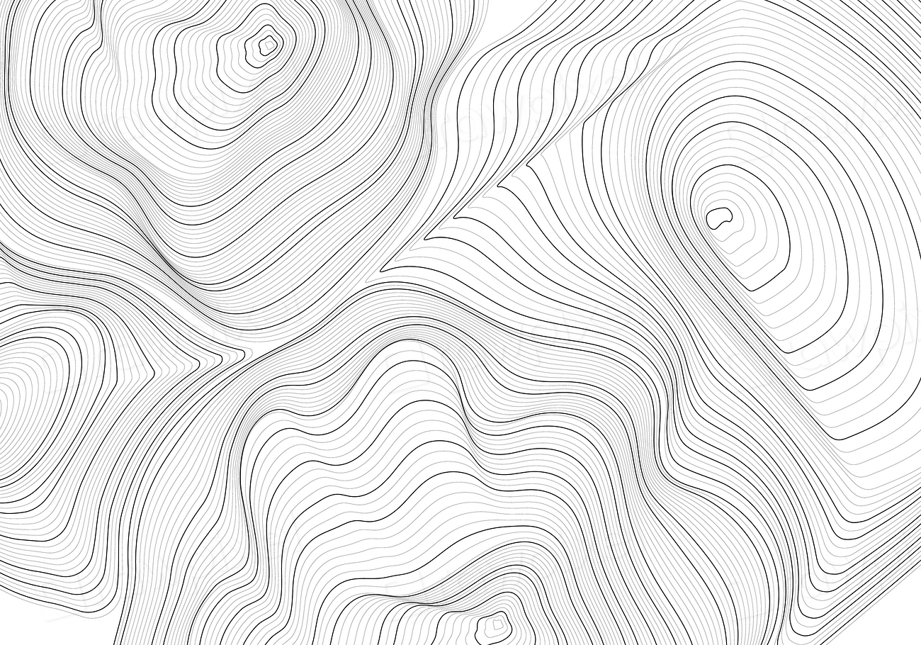 Black white abstract map contour | Premium Vector - rawpixel