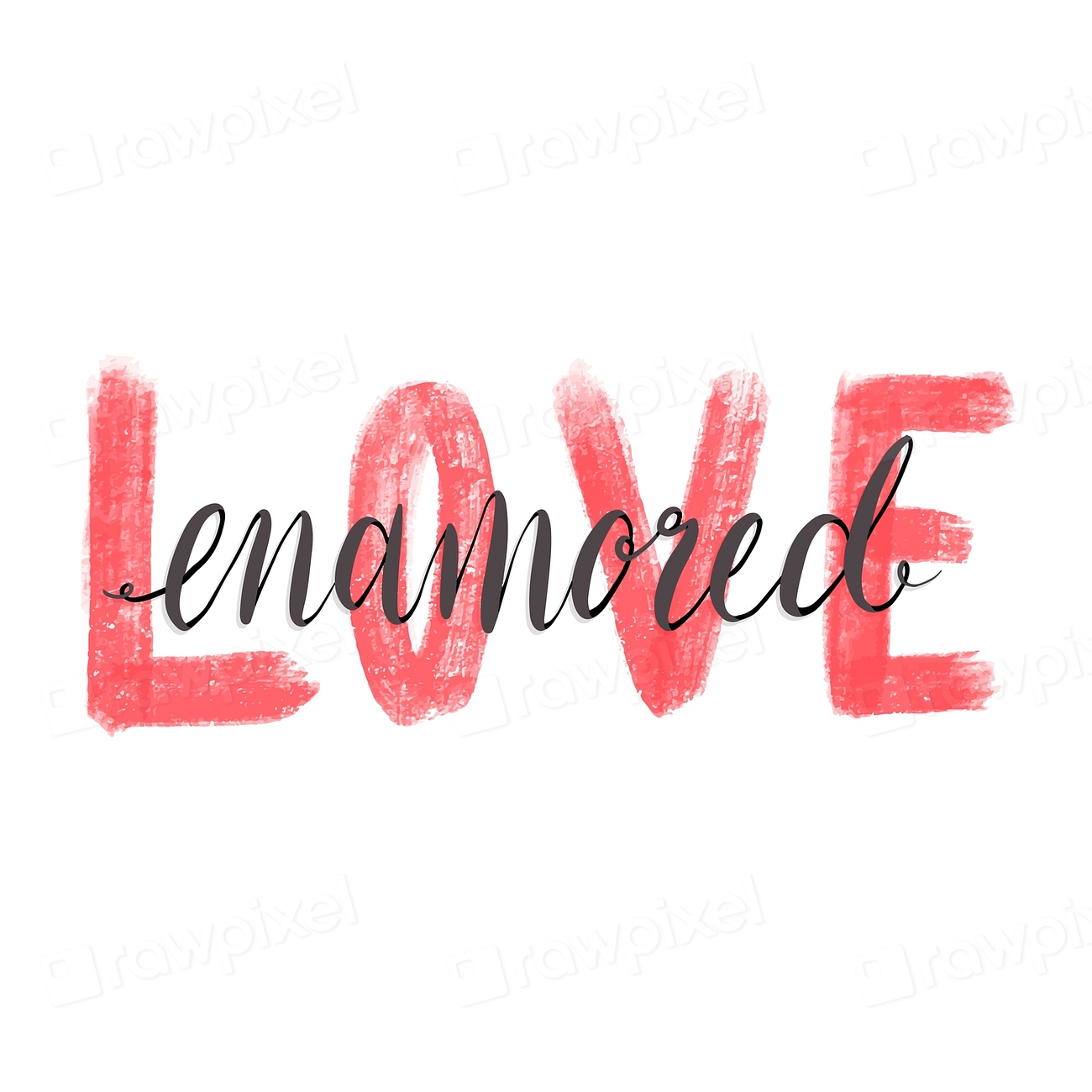 Love enamored Valentines card design | Premium Vector - rawpixel