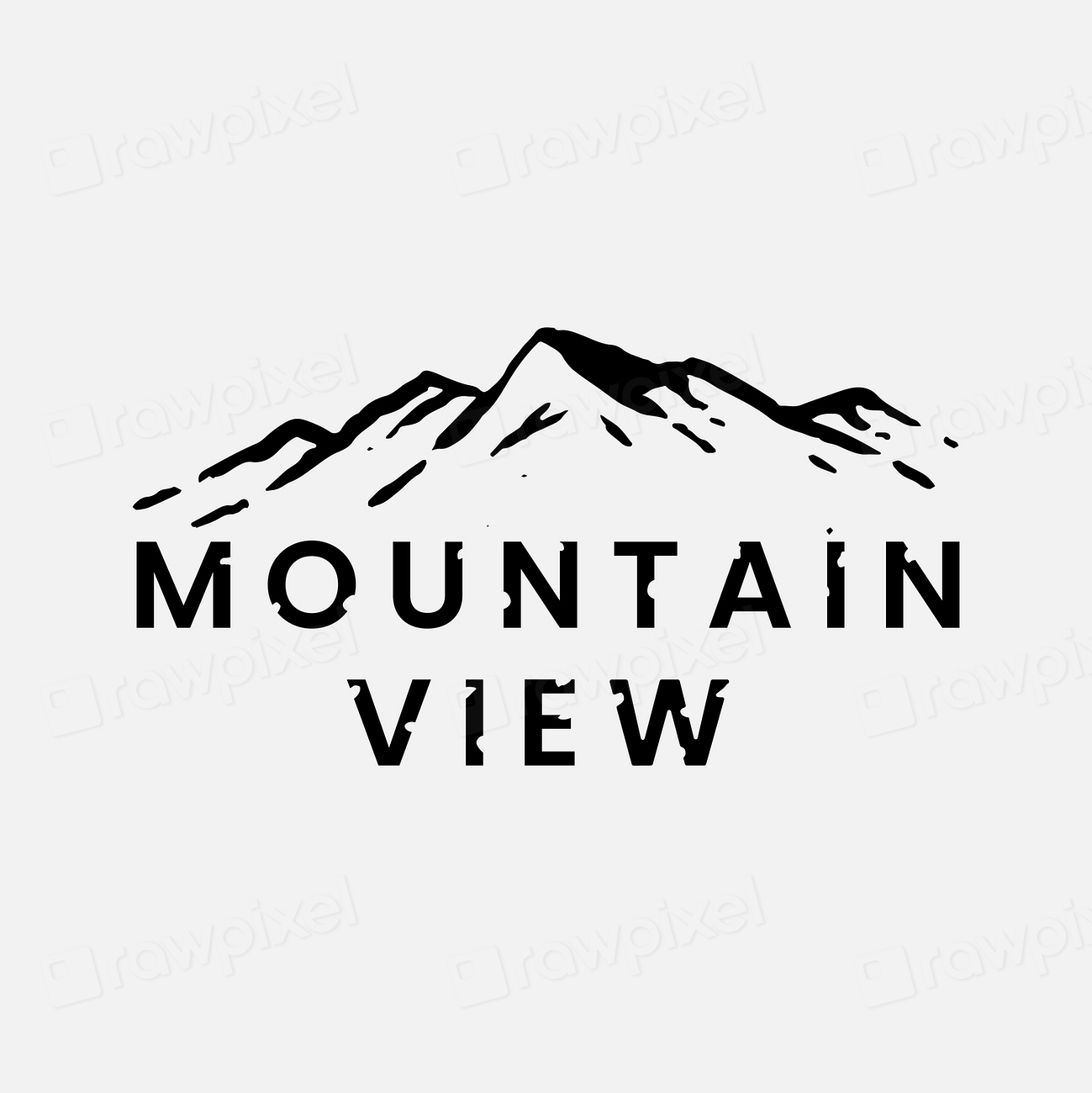 Mountain view logo design vector | Premium Vector - rawpixel