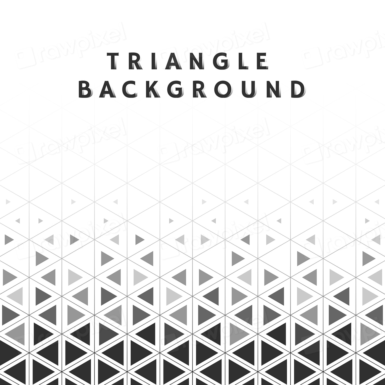 Gray triangle patterned white background | Premium Vector - rawpixel