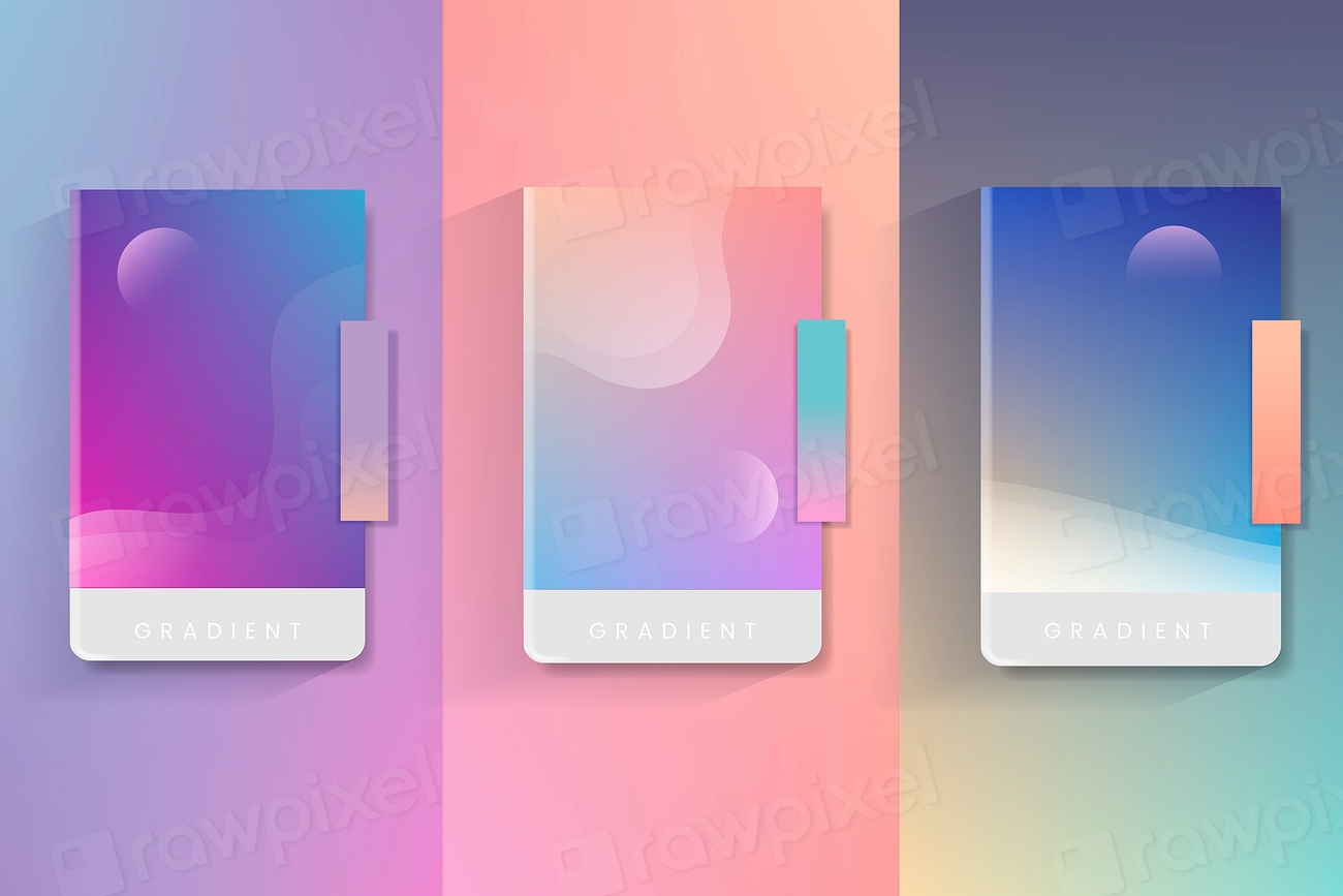 Pastel gradient background template vector | Premium Vector - rawpixel