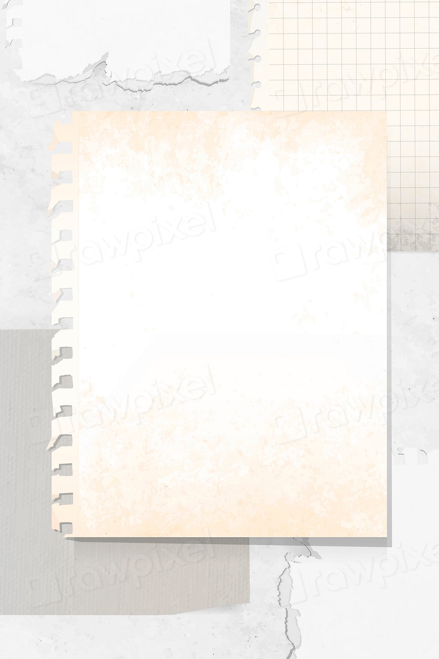 Vintage brown note paper vector | Premium Vector - rawpixel
