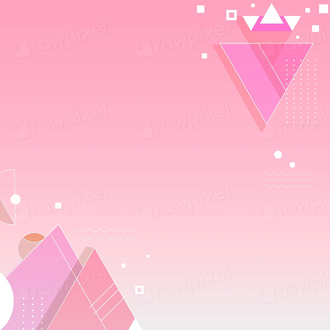 Pink geometric abstract background vector | Premium Vector - rawpixel