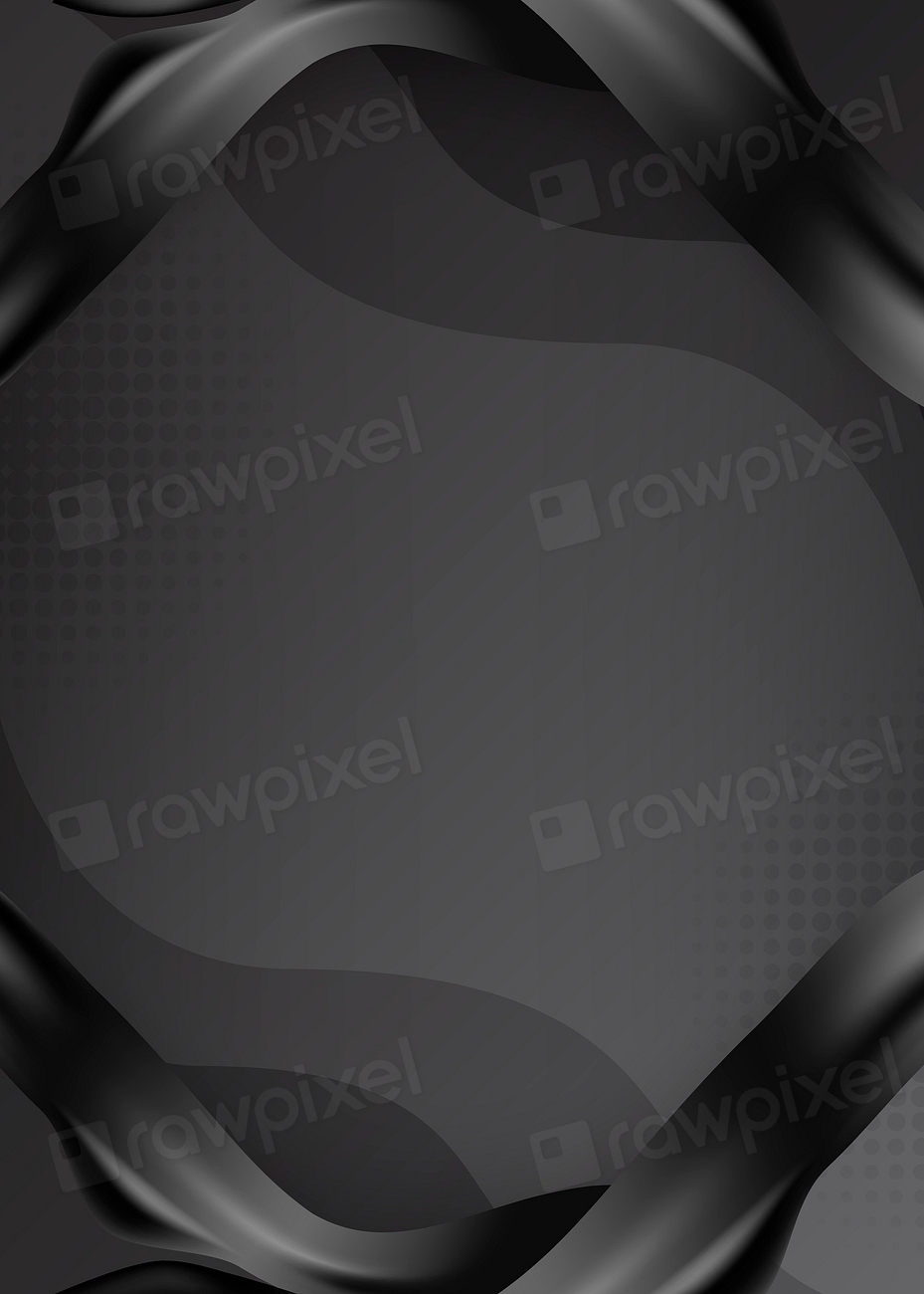 Black swirly abstract background design | Free Vector - rawpixel