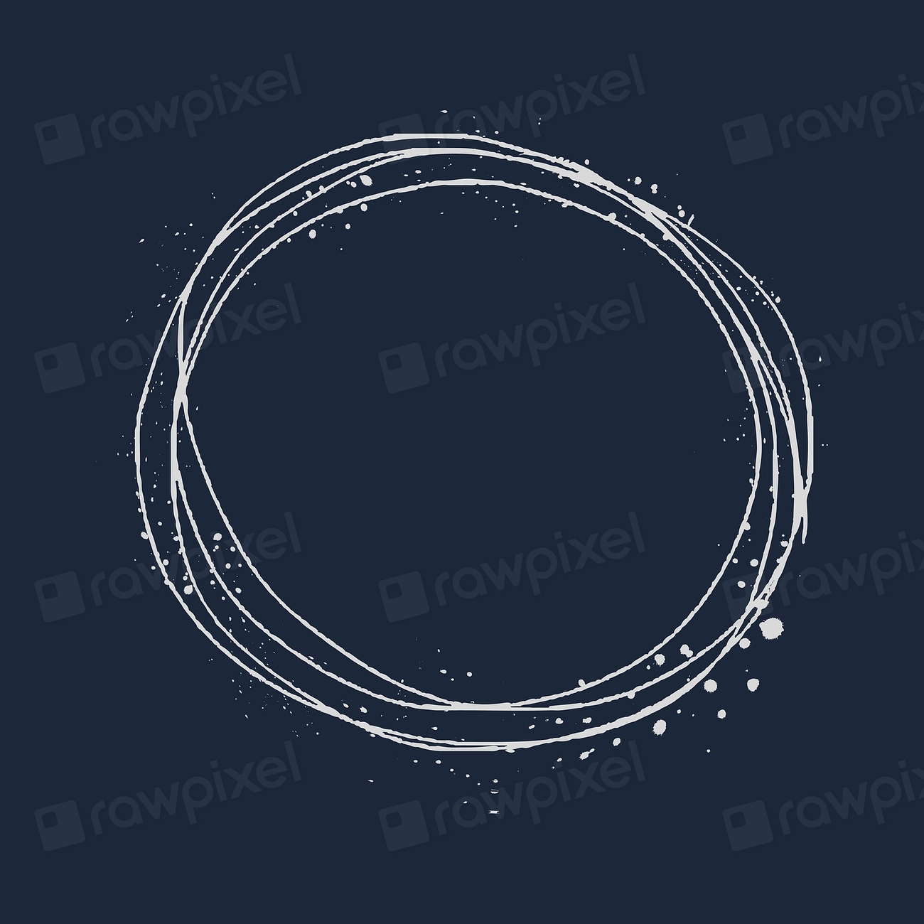 Minimal round line art frame | Premium Vector - rawpixel