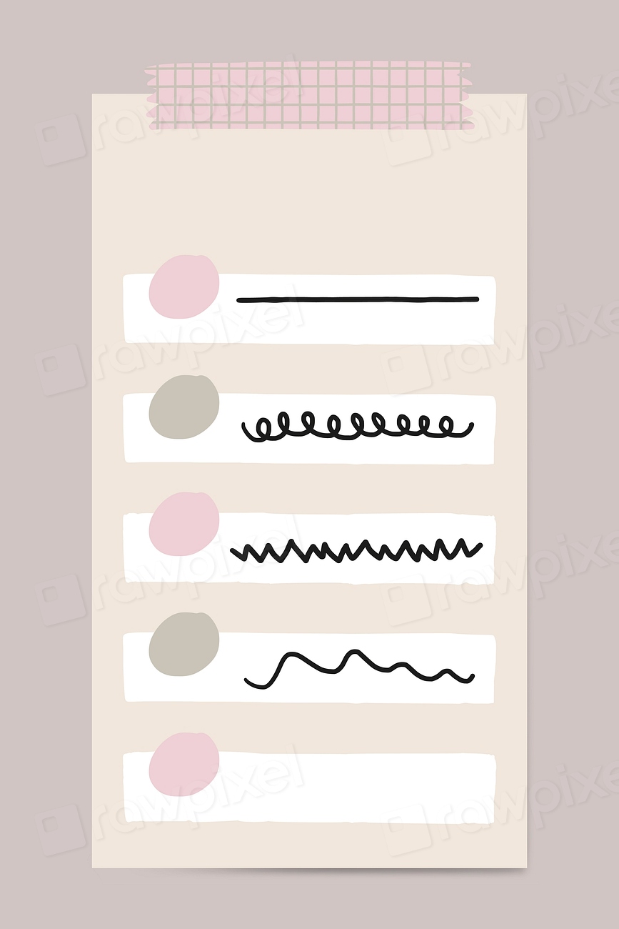 Sticky note doodle notepaper vector | Premium Vector - rawpixel