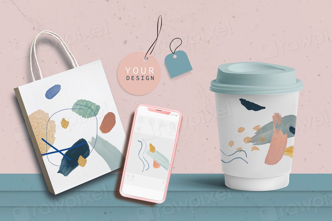 Abstract design element pattern on packaging | Premium Vector - rawpixel