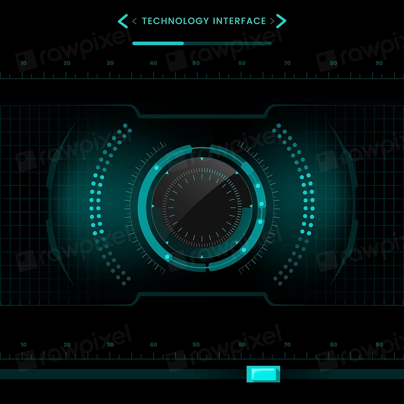 Technology interface template design elements | Premium Vector - rawpixel
