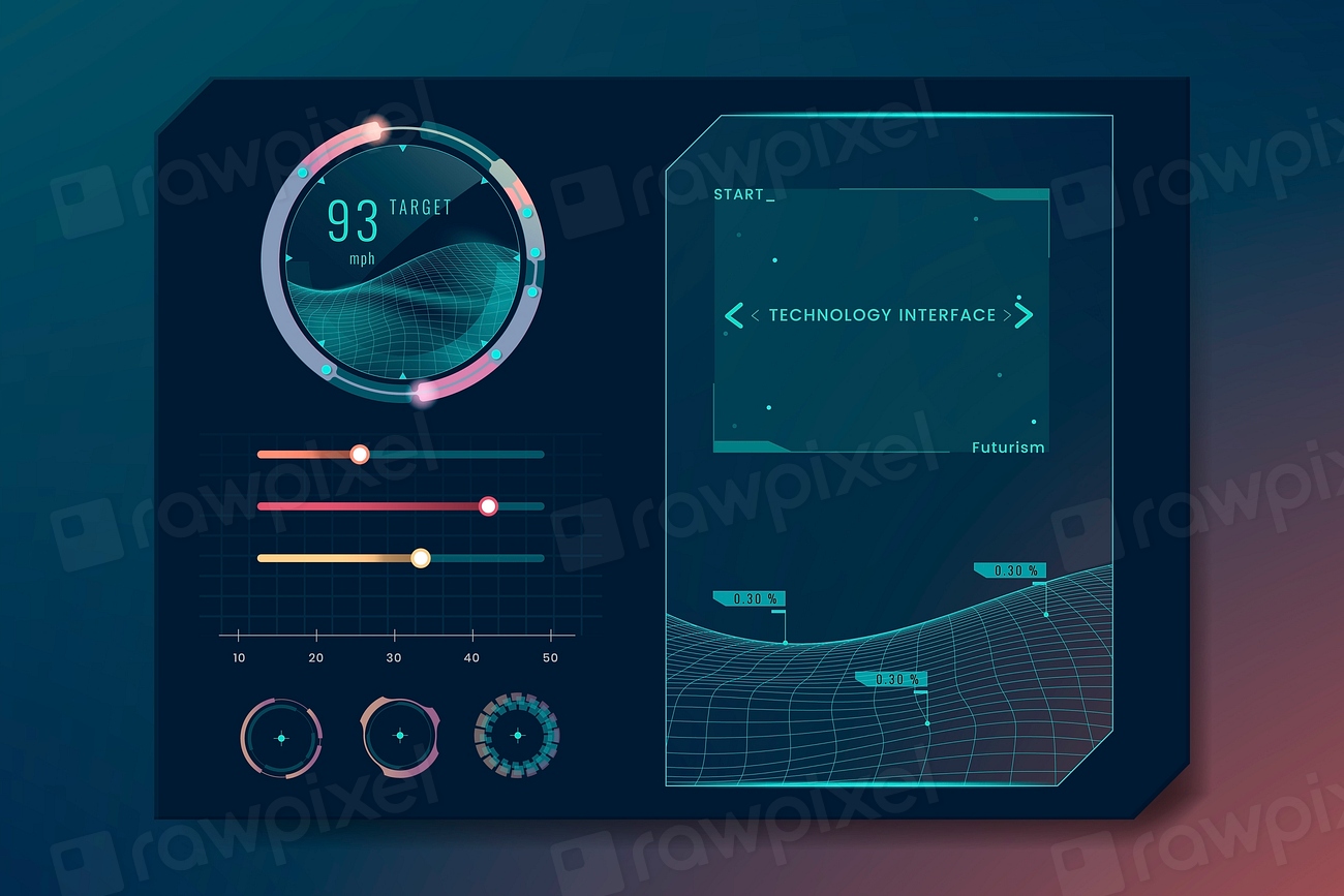 Velocity technology interface template design | Premium Vector - rawpixel