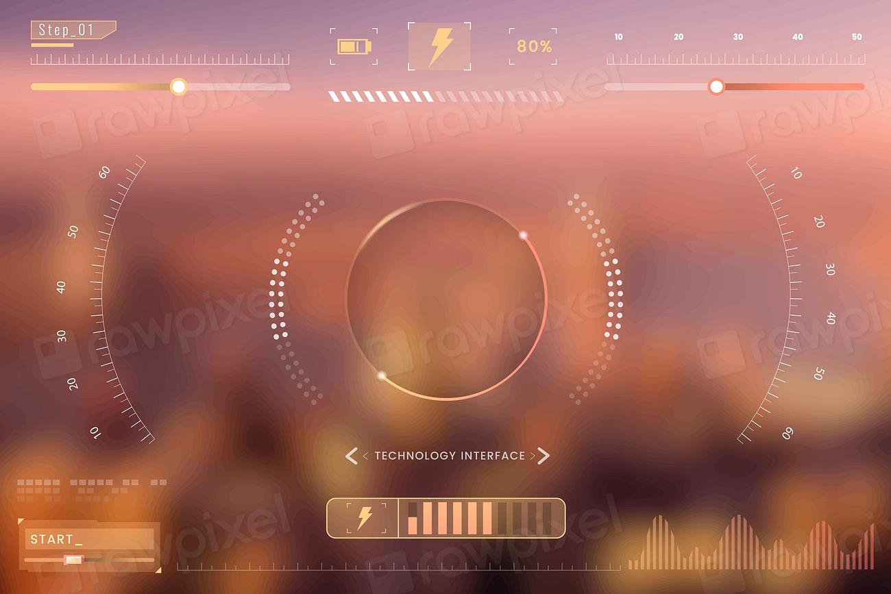 Technology interface template design elements | Premium Vector - rawpixel