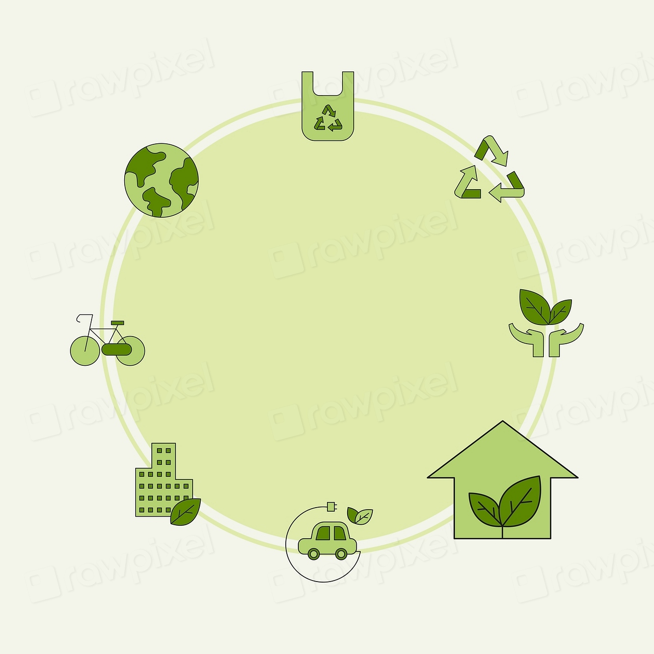 Environment icon design elements vector | Premium Vector - rawpixel