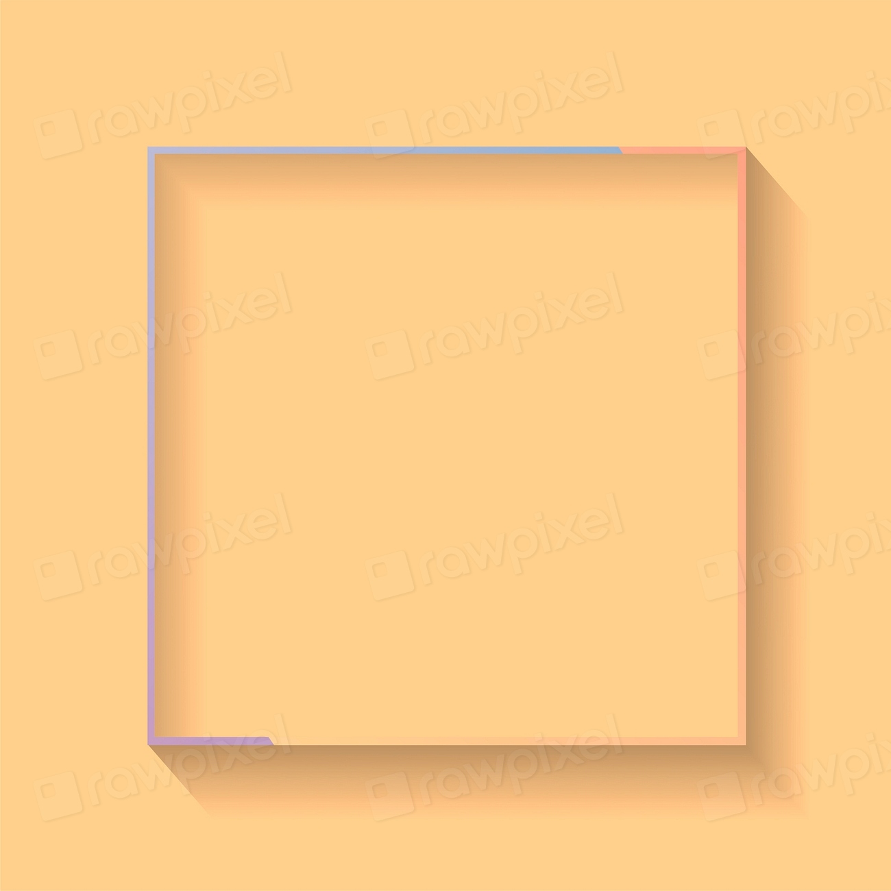 Blank square colorful abstract frame | Premium Vector - rawpixel