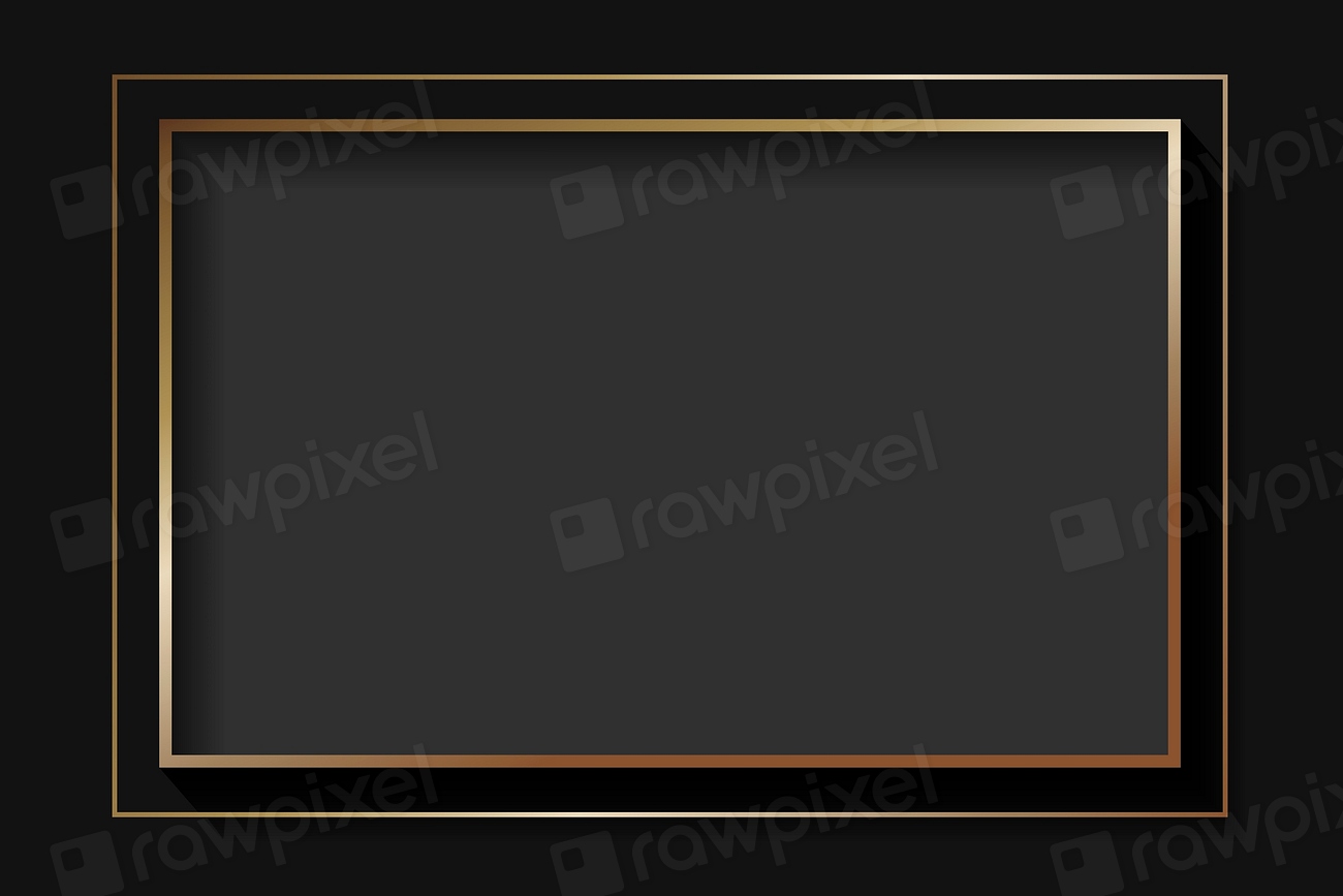 Blank rectangle black abstract frame | Premium Vector - rawpixel