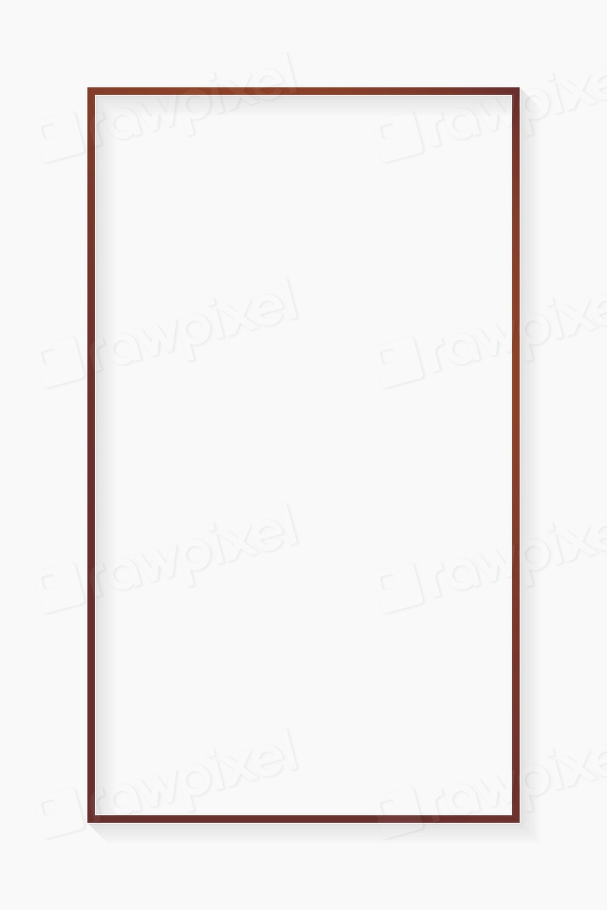 Rectangle bronze frame on white | Free Vector - rawpixel