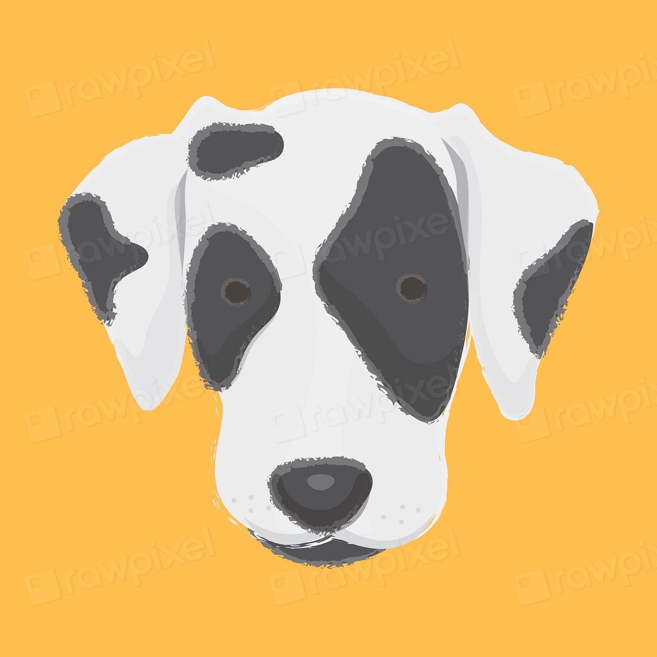 Cute illustration dalmatian dog | Premium Vector Illustration - rawpixel
