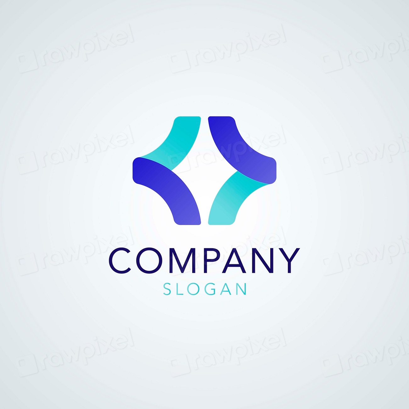 Blue creative company slogan vector | Premium Vector - rawpixel