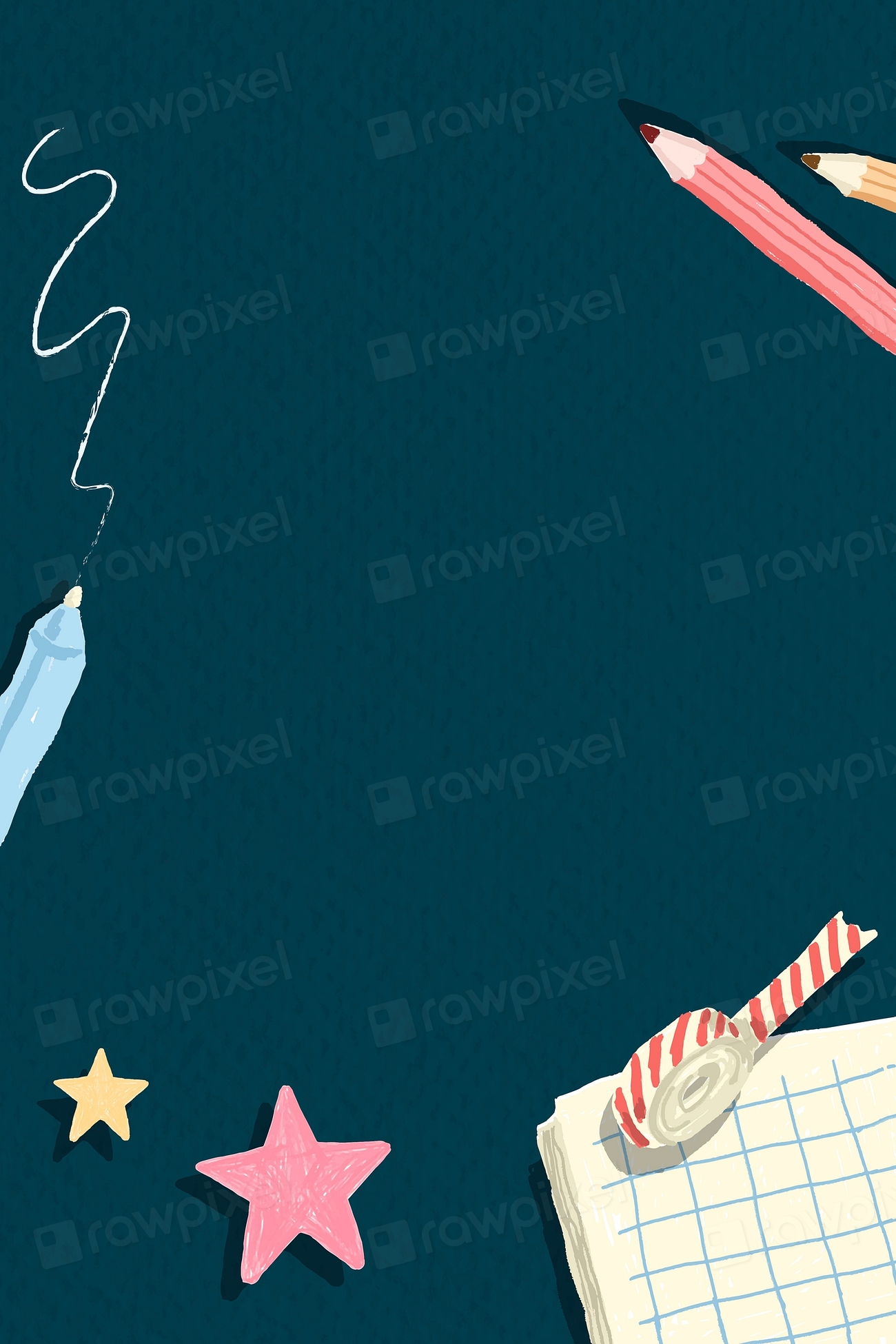 Blank Notebook Frame Background Vector Premium Vector Rawpixel