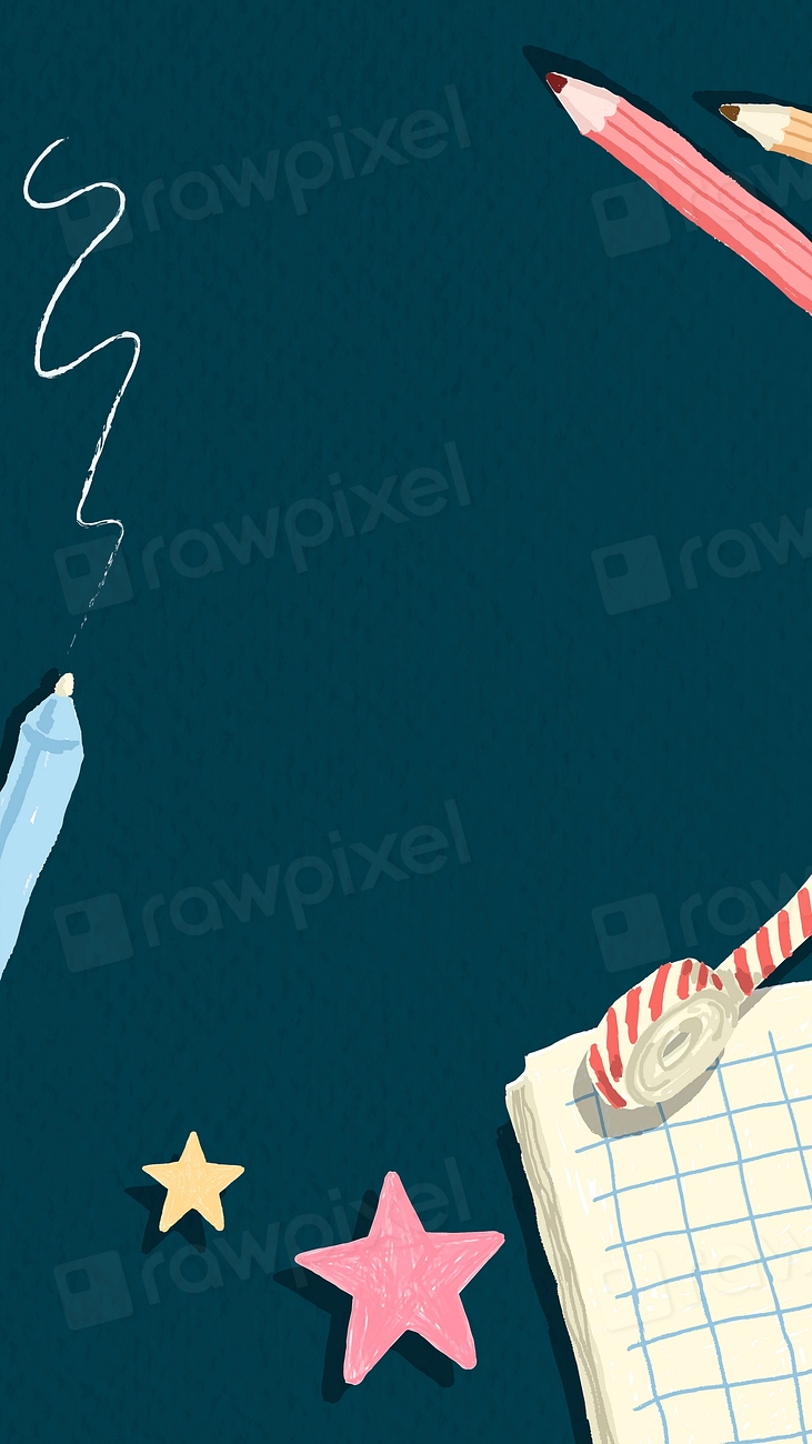 Blank notebook on a blue | Premium Vector - rawpixel