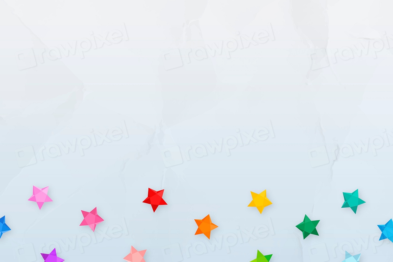 Colorful stars frame design vector | Premium Vector - rawpixel