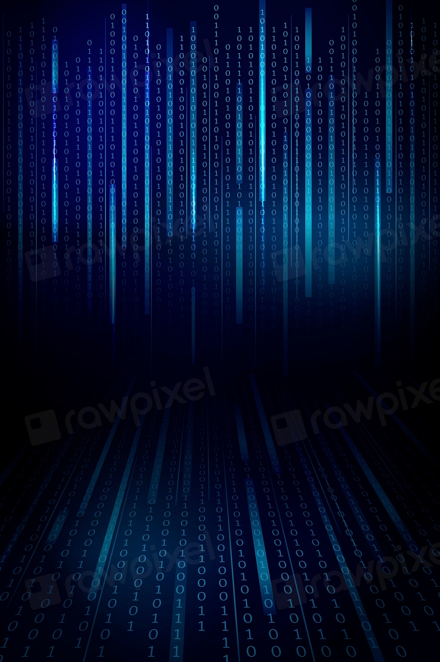 Stream binary code design vector | Premium Vector - rawpixel