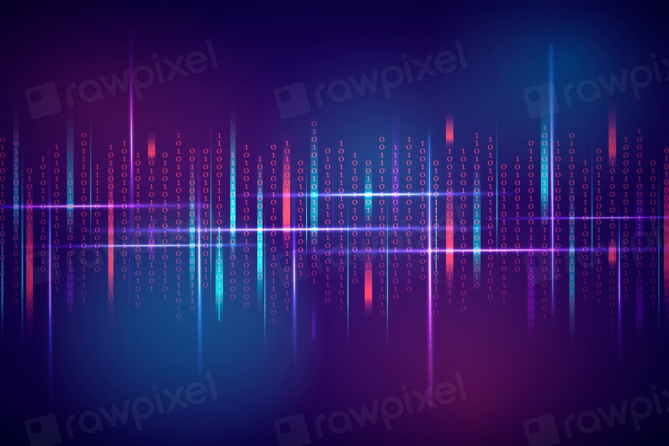 Stream binary code design vector | Premium Vector - rawpixel