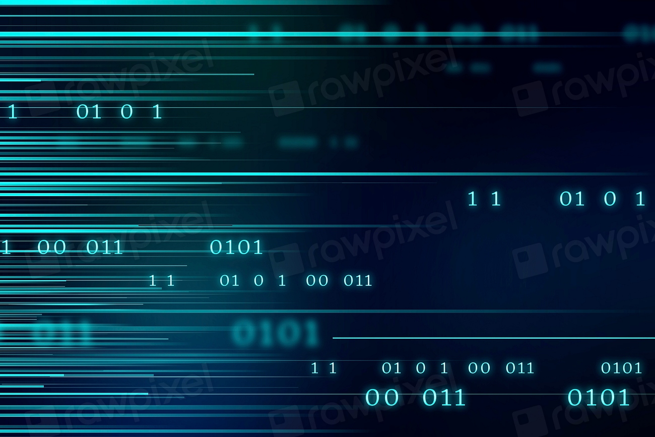 Stream binary code design vector | Premium Vector - rawpixel