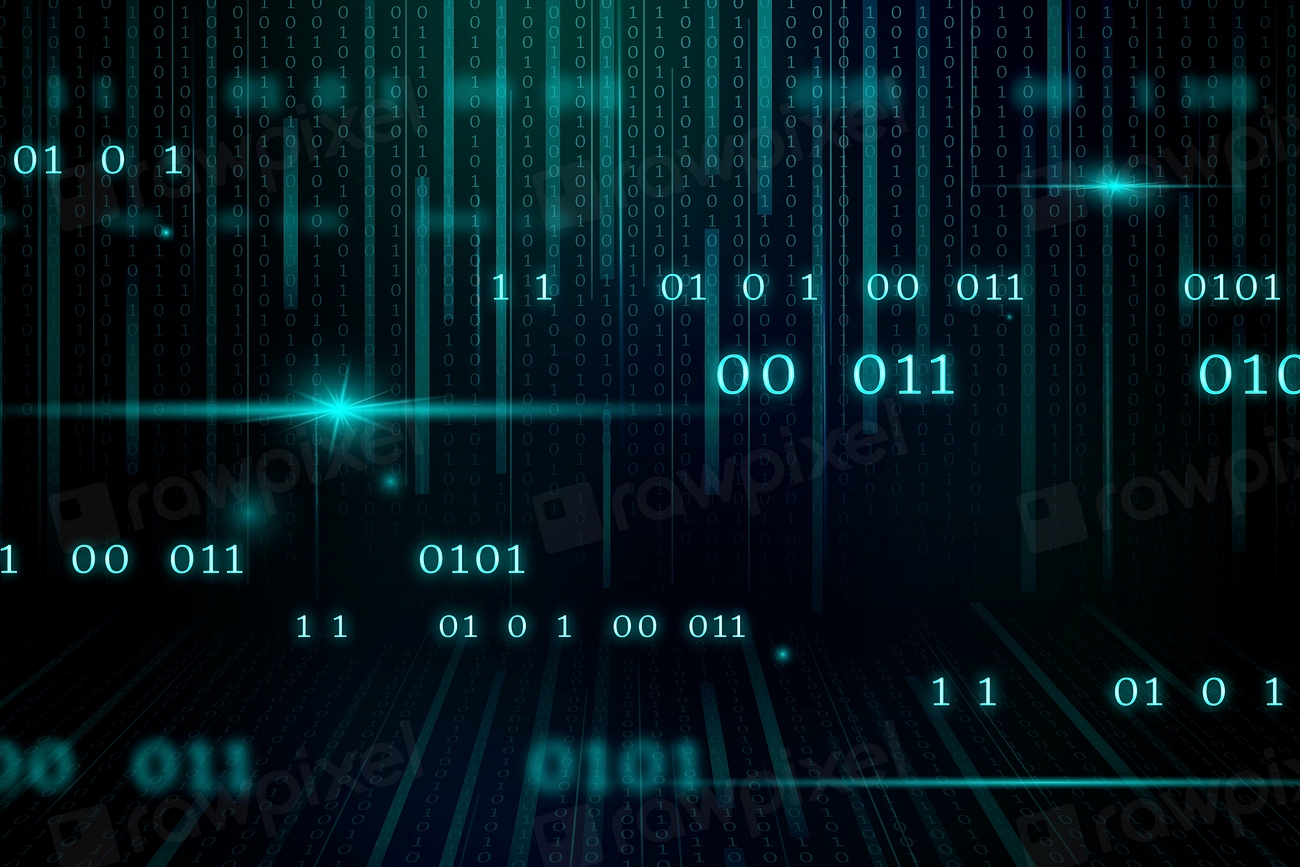 Stream binary code design vector | Premium Vector - rawpixel