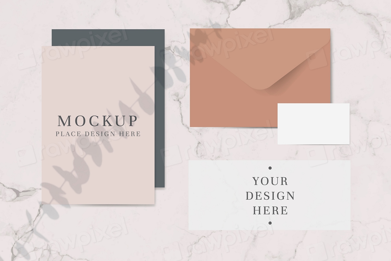 Neutral color tone envelope mockup | Premium Vector - rawpixel