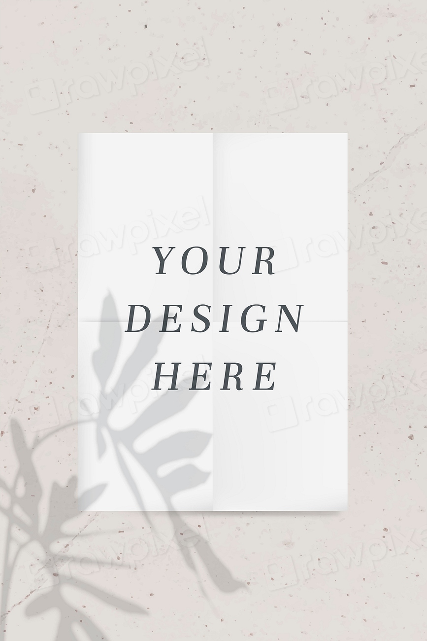 Neutral color tone poster mockup | Premium Vector Mockup - rawpixel