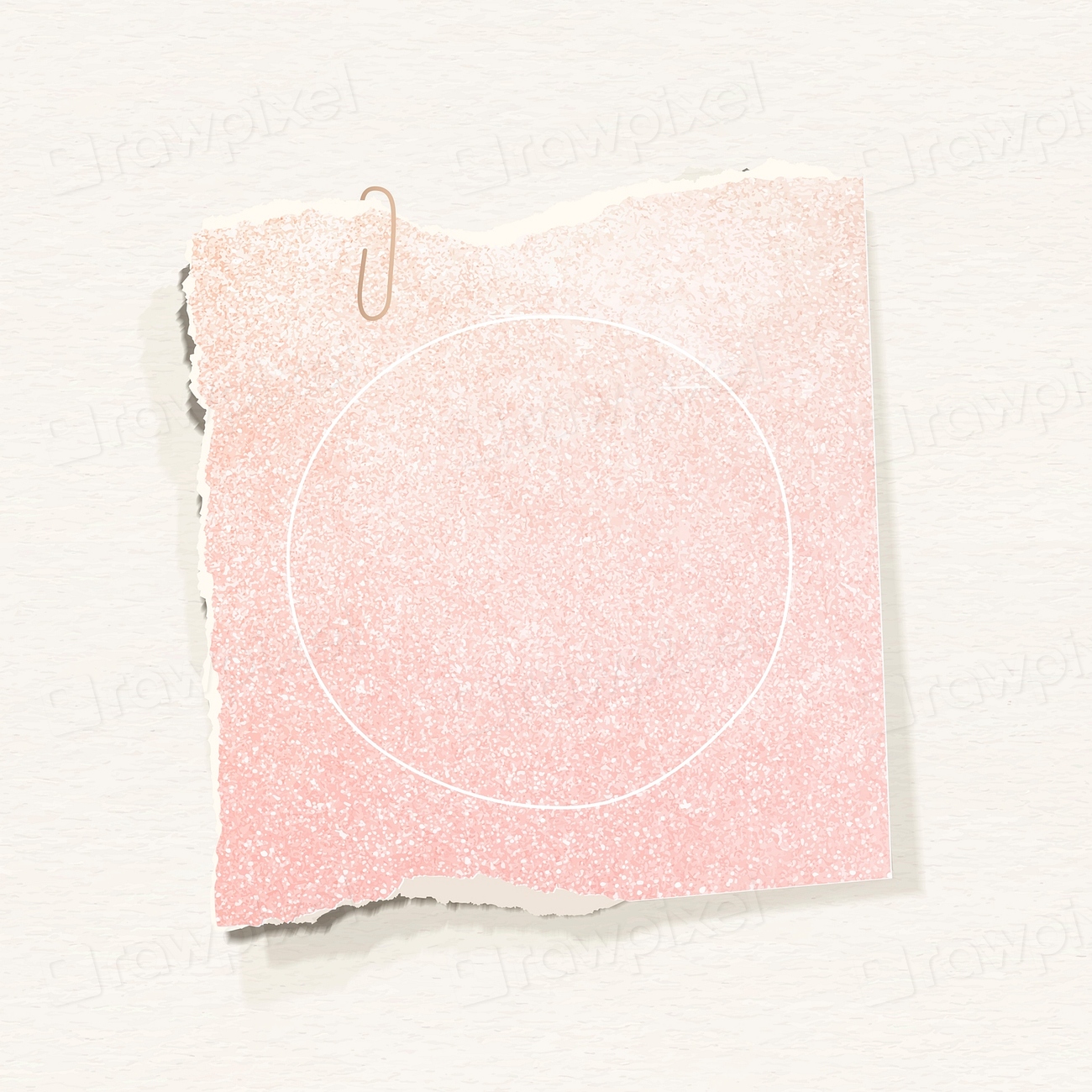 Glittery pink note paper template | Premium Vector - rawpixel