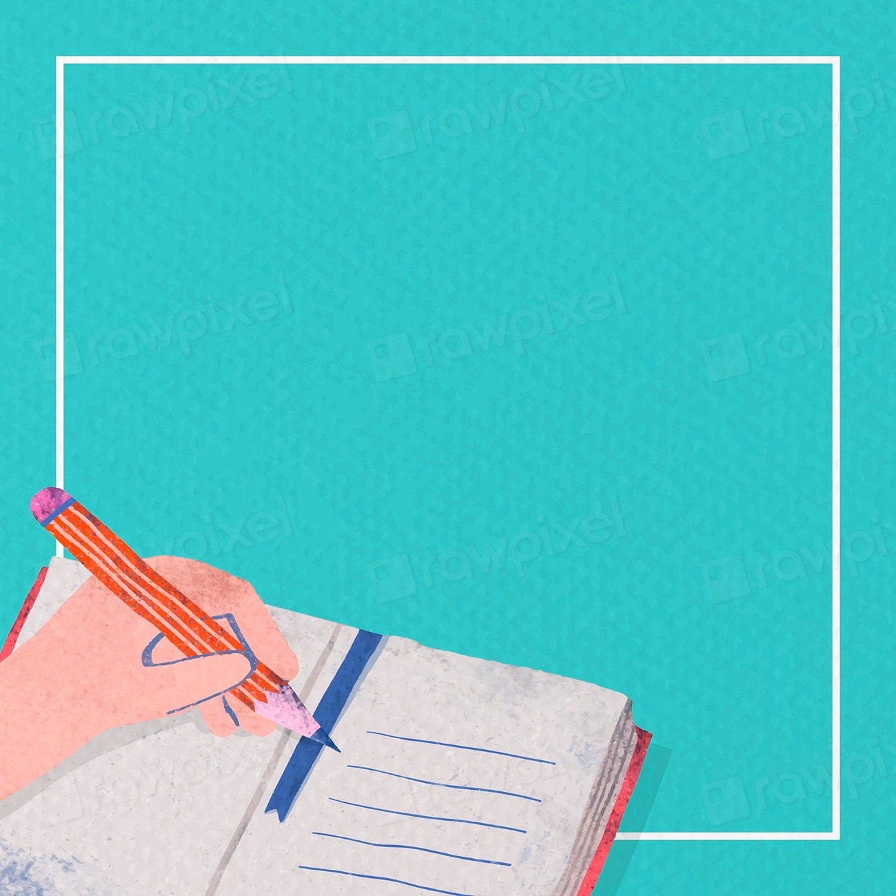 Square back school frame vector | Premium Vector - rawpixel