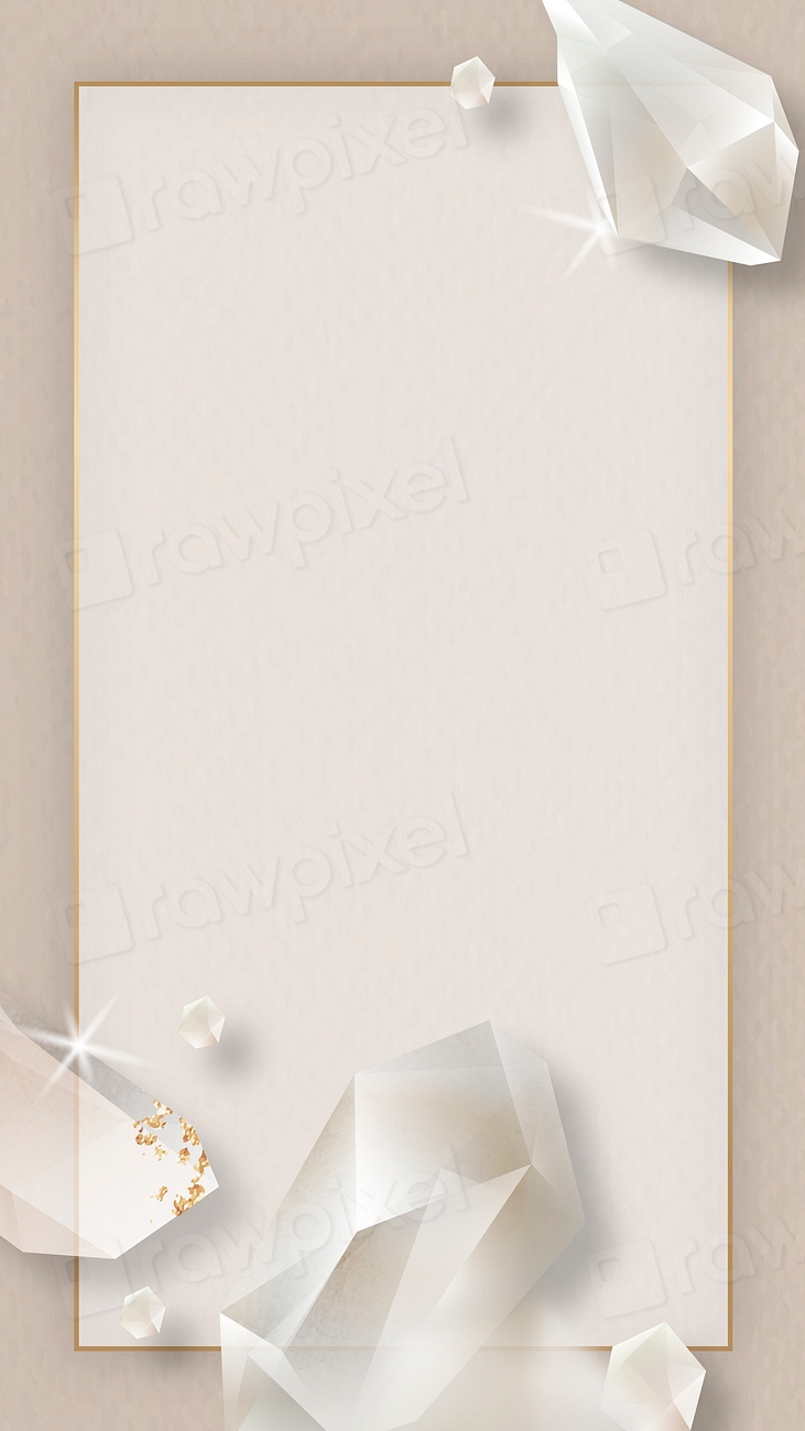 Rectangle crystal frame design mobile | Premium Vector - rawpixel