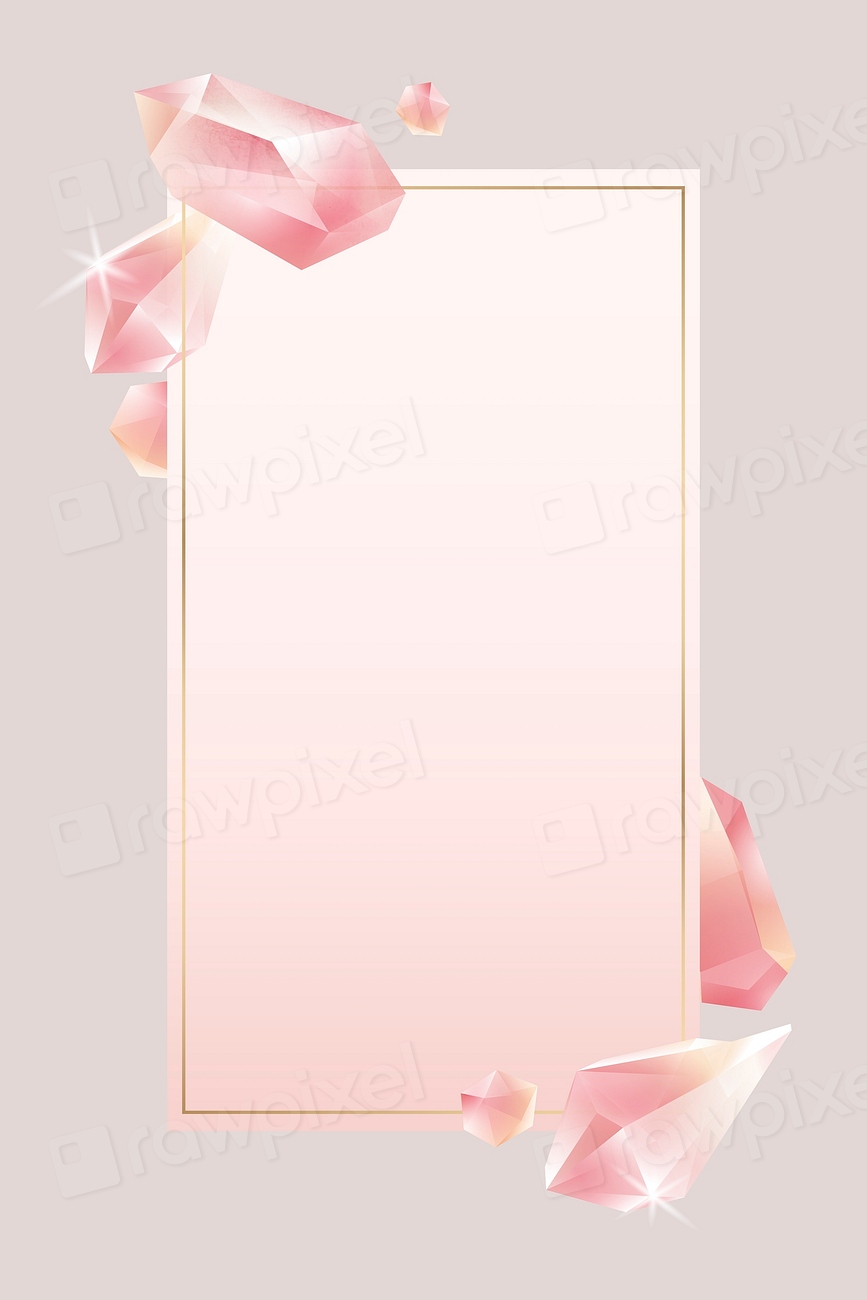 Rectangle crystal frame vector | Premium Vector - rawpixel