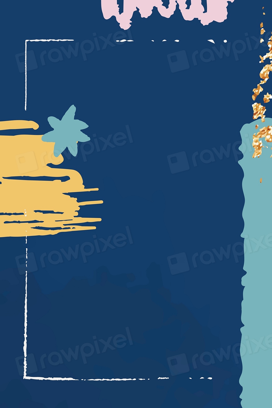 Blue scribble patterned background vector | Premium Vector - rawpixel