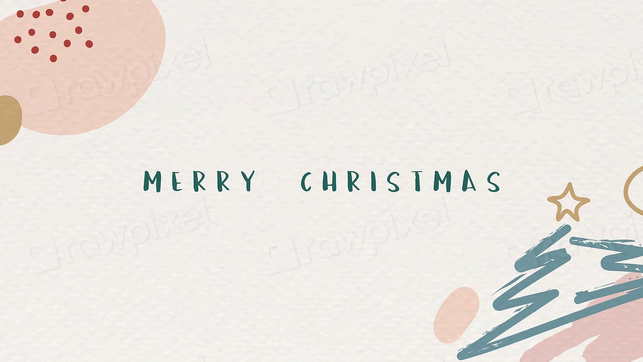 Christmas patterned beige background vector | Premium Vector - rawpixel