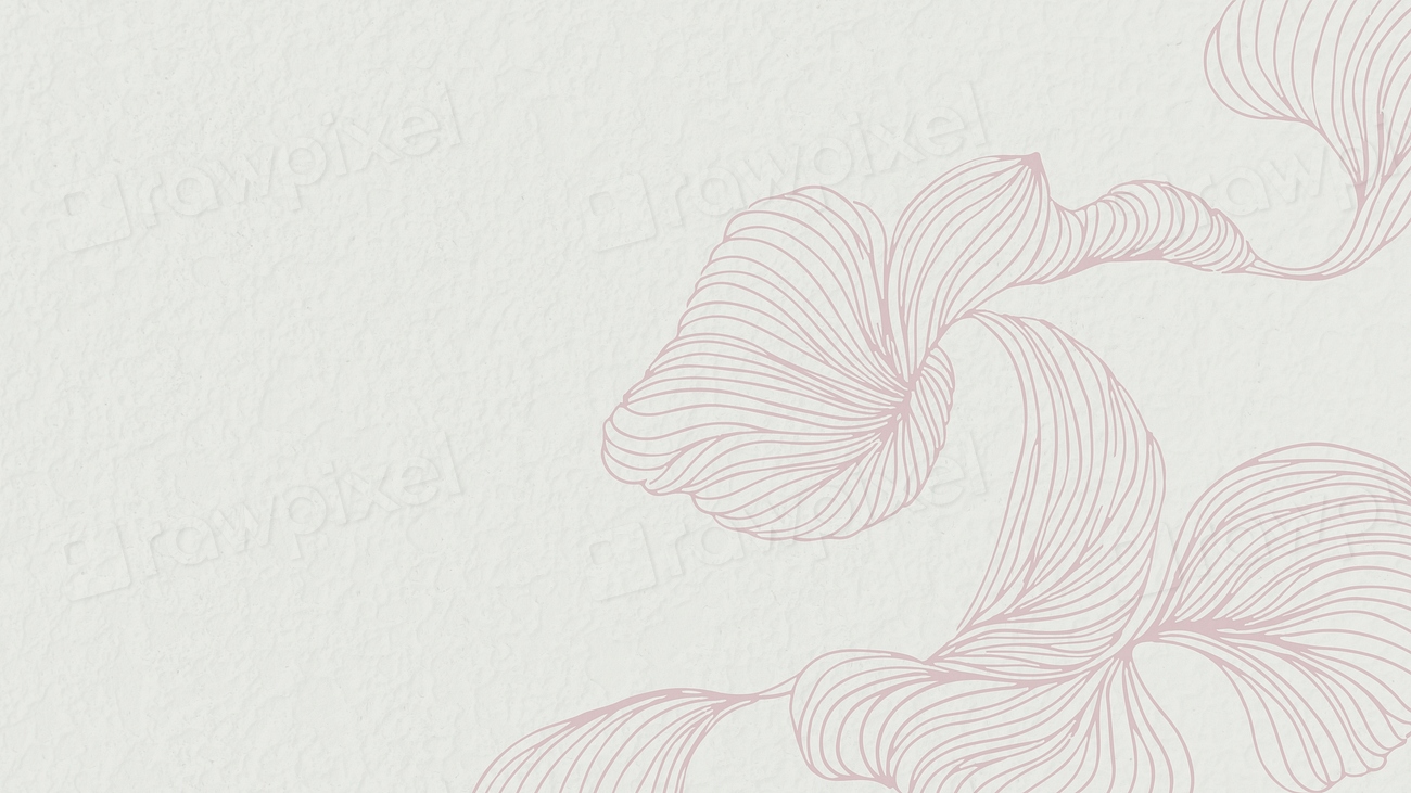 Pink floral swirly frame wallpaper | Premium PSD - rawpixel