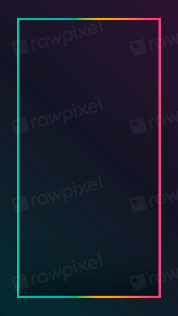 Gradient border black mobile phone | Premium Vector - rawpixel