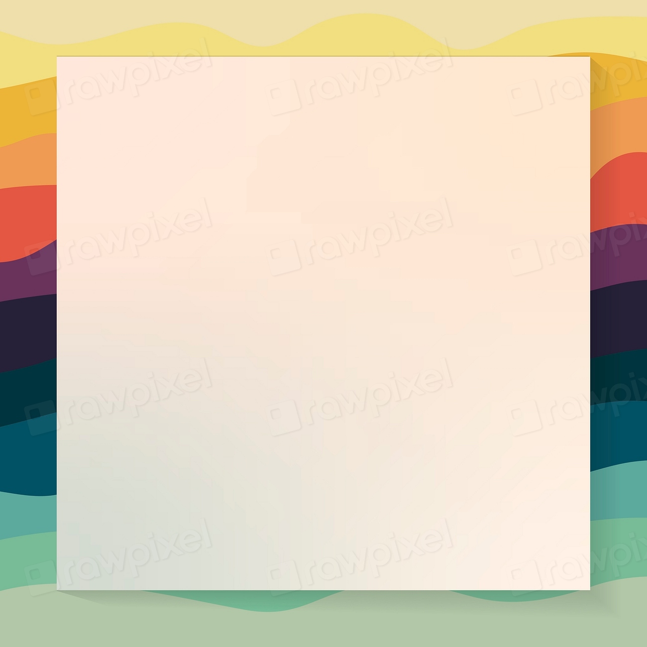 Mockup colorful wave pattern background | Premium Vector - rawpixel